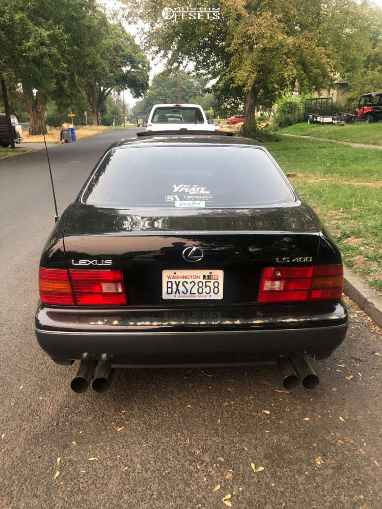 1996 Lexus LS400 with 18x10.5 20 Varrstoen Es7 and 225/40R18 Nokian ...