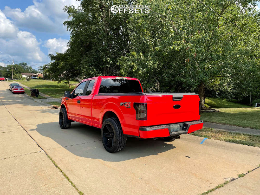 2017 Ford F-150 with 22x10 -19 Vision Razor and 285/45R22 Ironman Imove ...