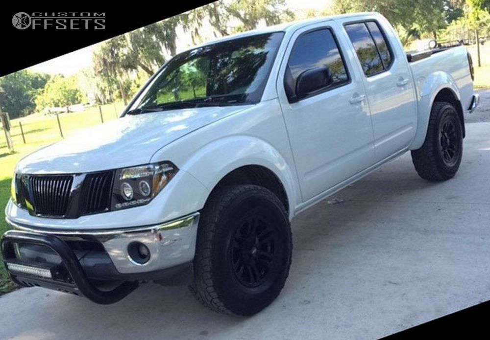 2006 Nissan Frontier with 16x8 18 MB Wheels TKO and 285/75R16 Cooper ...