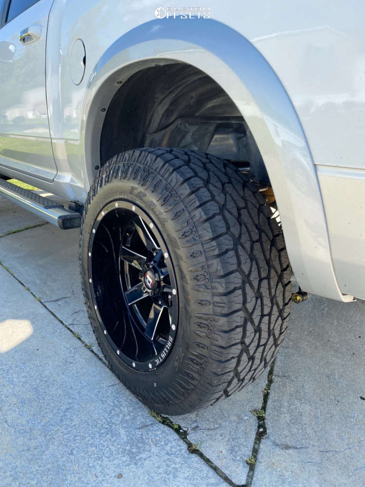 2016 Ram 1500 with 20x12 -44 Ballistic Rage and 35/12.5R20 Atturo Trail ...