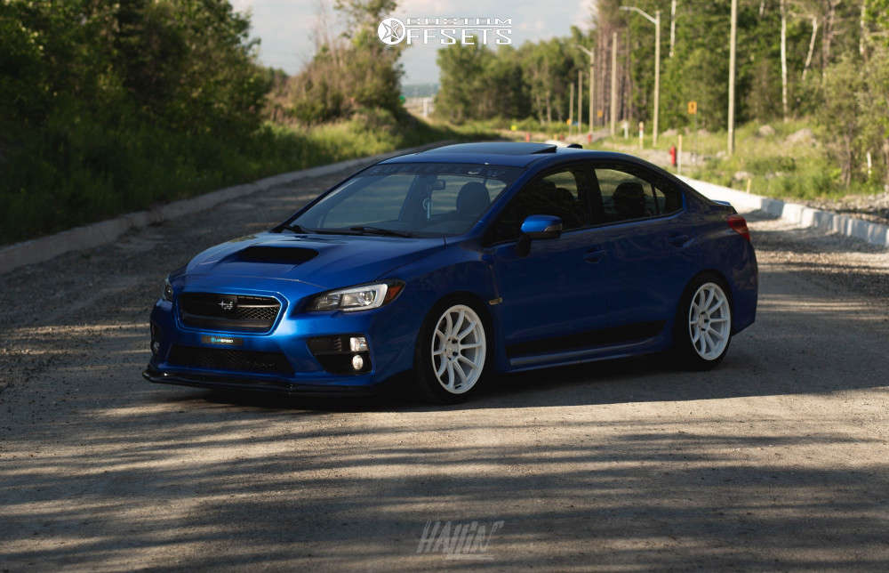 2017 Subaru WRX with 18x9.5 33 Superspeed Rf03rr and 245/40R18 ...