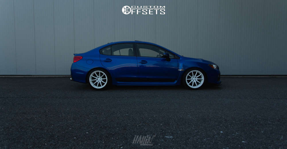 2017 Subaru WRX with 18x9.5 33 Superspeed Rf03rr and 245/40R18 ...