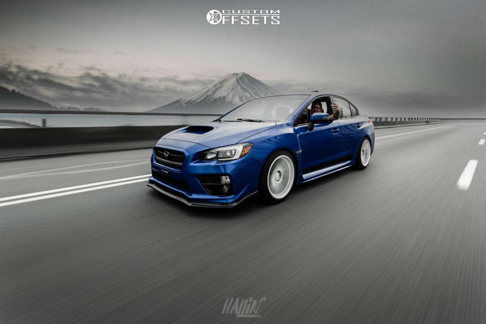 2017 Subaru WRX with 18x9.5 33 Superspeed Rf03rr and 245/40R18 ...