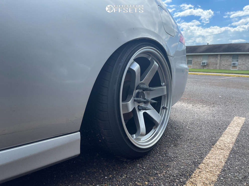 2007 Honda Accord with 18x9.5 24 AVID1 AV6 and 215/40R18 Vercelli ...