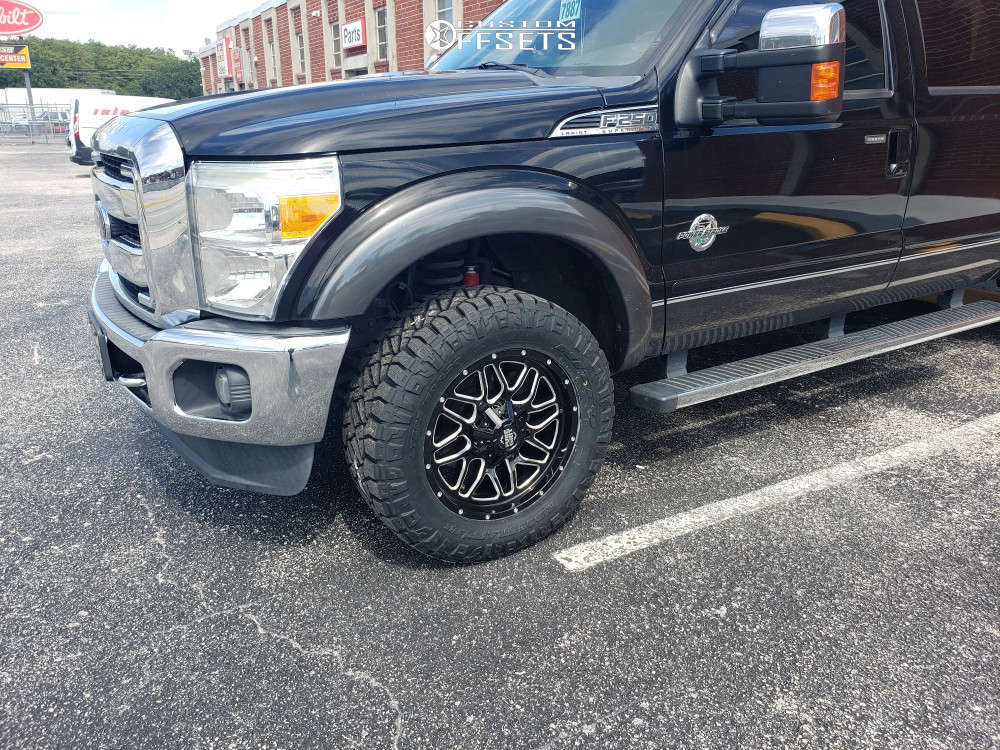 2016 Ford F-250 Super Duty with 20x9 0 Pure Grit Drive and 295/60R20 ...