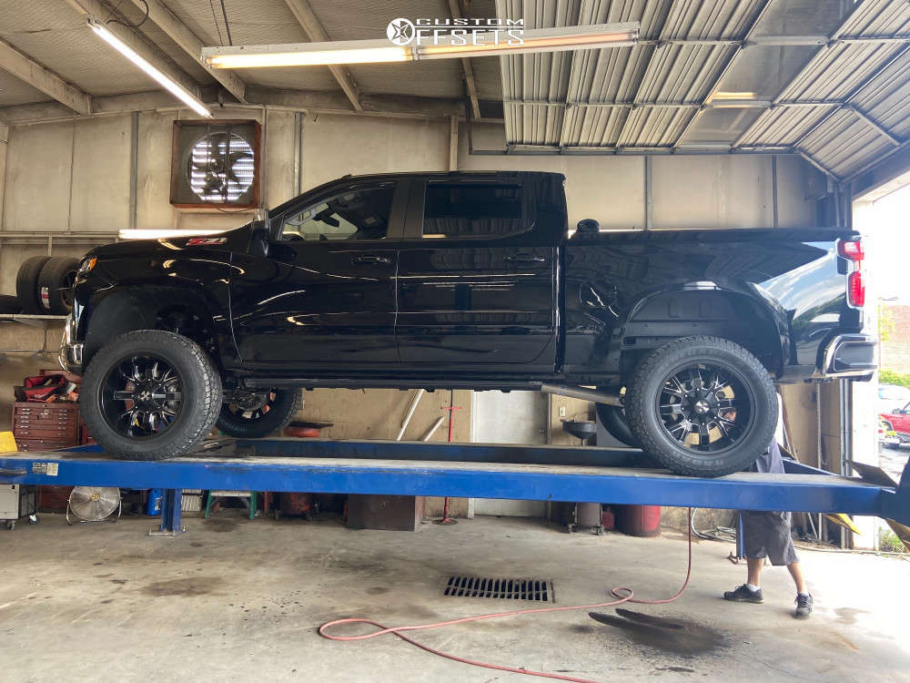 2020 Chevrolet Silverado 1500 with 22x10 -19 Cali Offroad Dirty and 37/ ...