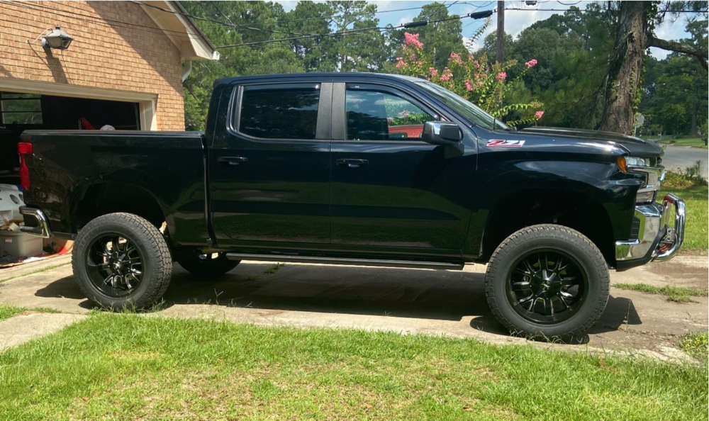 2020 Chevrolet Silverado 1500 with 22x10 -19 Cali Offroad Dirty and 37/ ...