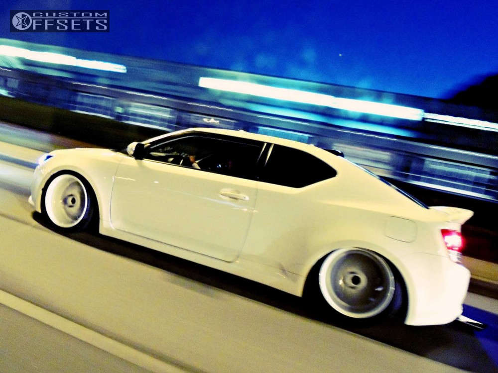 2013 Scion TC Tucked Coilovers | Custom Offsets