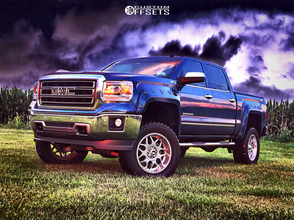 2015 GMC Sierra 1500 with 20x10 -12 LRG 104 and 35/12.5R20 Mickey ...