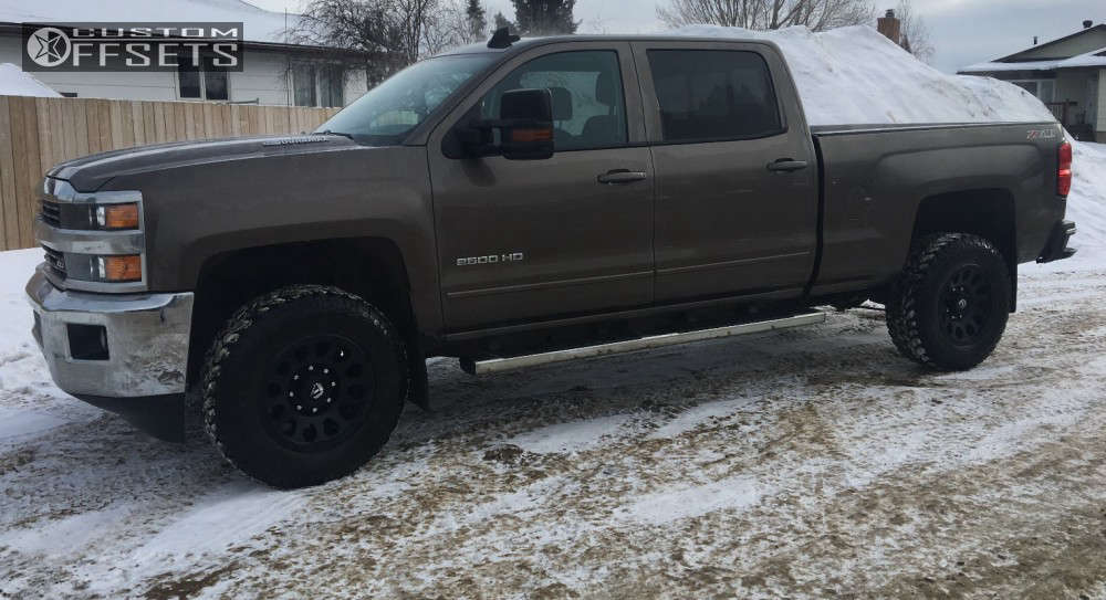 2015 Chevrolet Silverado 2500 HD with 18x9 1 Fuel Vector and 275/70R18 ...