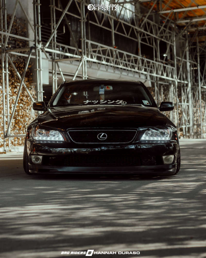 2002 Lexus IS300 with 19x9.5 20 Ferrada FR2 and 215/35R19 Atlas Force ...