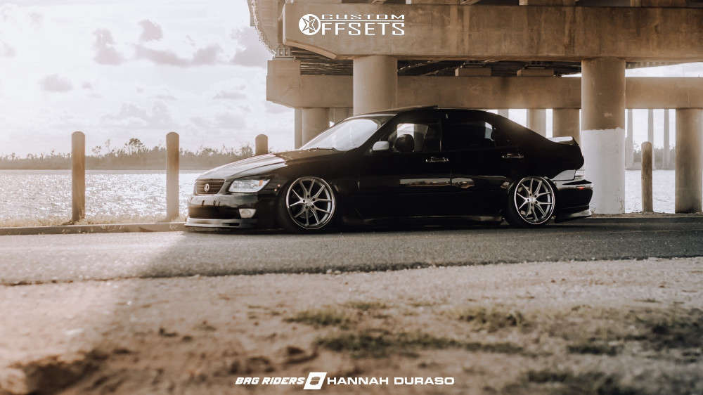 2002 Lexus IS300 with 19x9.5 20 Ferrada FR2 and 215/35R19 Atlas Force ...