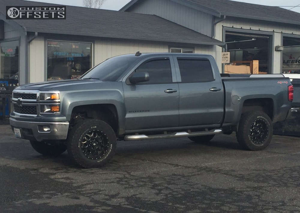 2014 Chevrolet Silverado 1500 with 18x9 0 LRG 104 and 275/70R18 ...