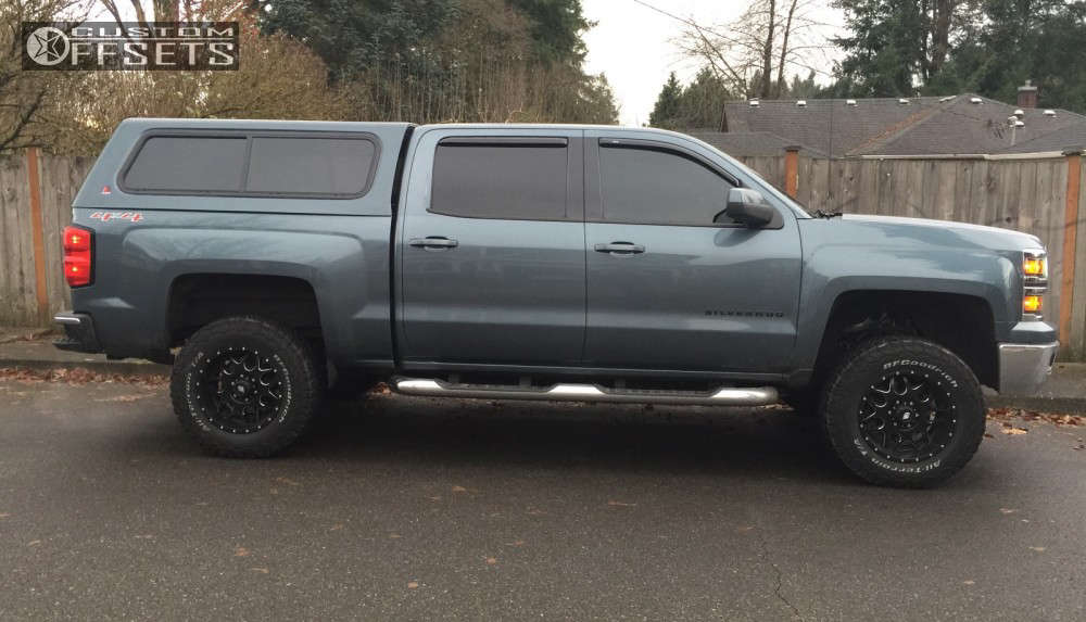 2014 Chevrolet Silverado 1500 with 18x9 0 LRG 104 and 275/70R18 ...