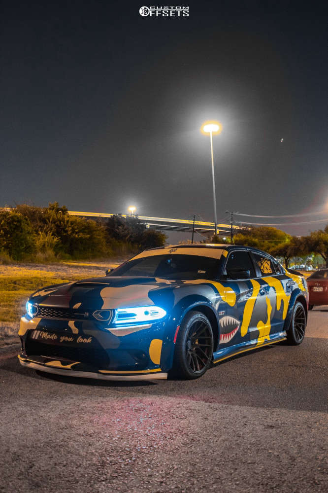 2019 Dodge Charger with 19x11 7 Anovia Elder and 305/30R19 Cooper Zeon ...