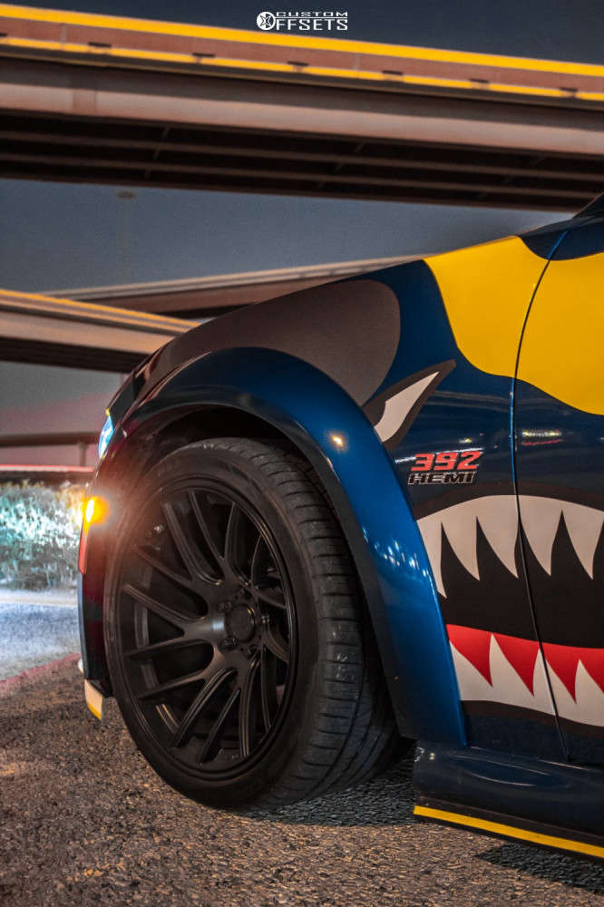 2019 Dodge Charger with 19x11 7 Anovia Elder and 305/30R19 Cooper Zeon ...