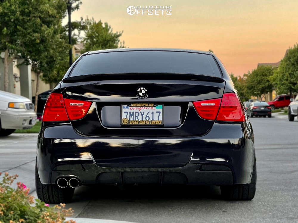 2007 BMW 328i with 19x8.5 35 Euro Tek Uo3 and 235/35R19 Continental ...