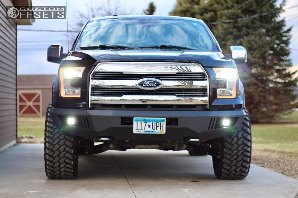 2015 Ford F-150 with 20x10 -24 Fuel Hostage and 33/12.5R20 Nitto Trail ...