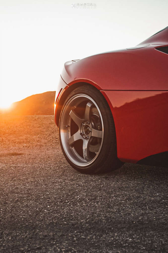 2011 Lotus Evora with 18x8.5 45 Advan Gt and 225/35R18 Yokohama Fleva ...