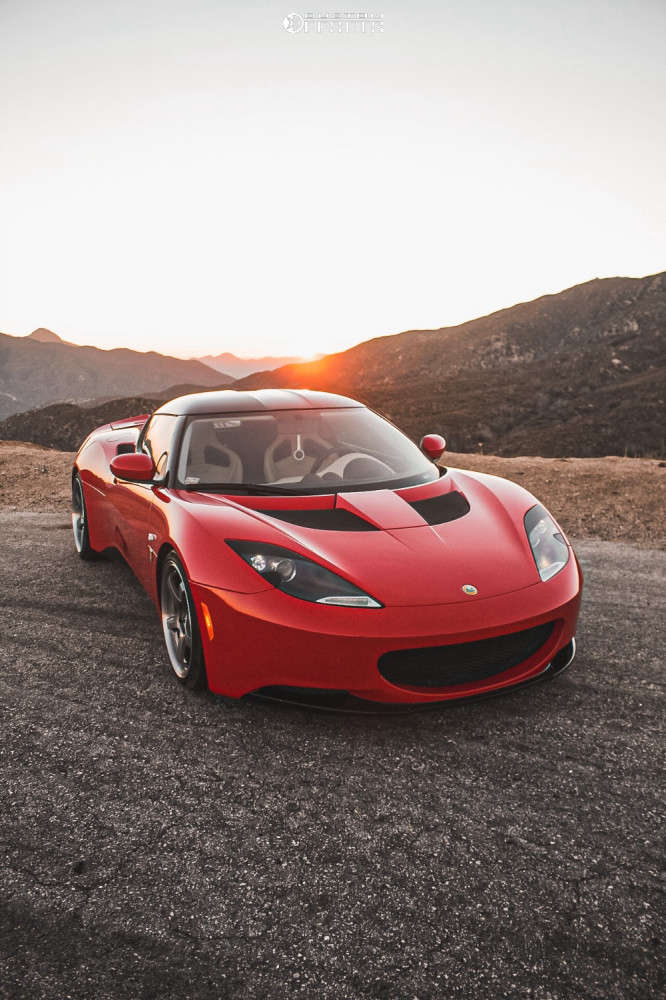 2011 Lotus Evora with 18x8.5 45 Advan Gt and 225/35R18 Yokohama Fleva ...