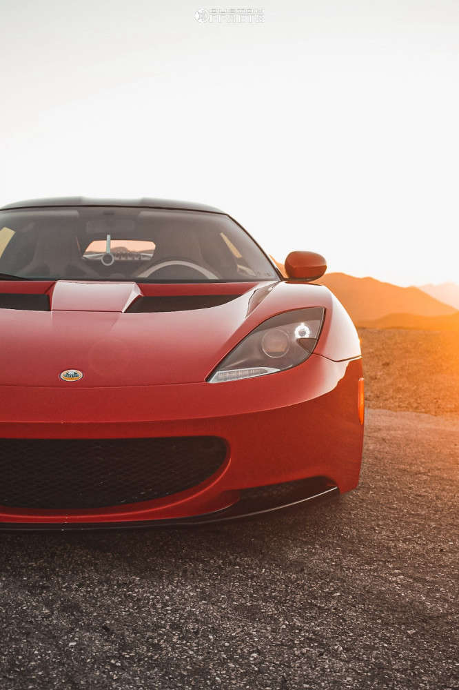 2011 Lotus Evora with 18x8.5 45 Advan Gt and 225/35R18 Yokohama Fleva ...
