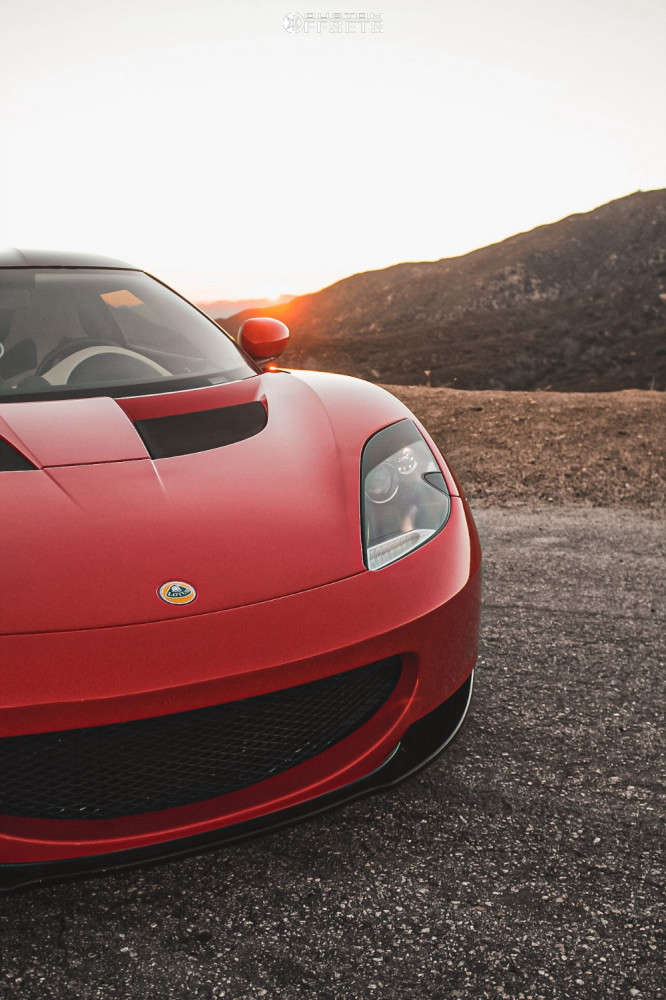 2011 Lotus Evora with 18x8.5 45 Advan Gt and 225/35R18 Yokohama Fleva ...