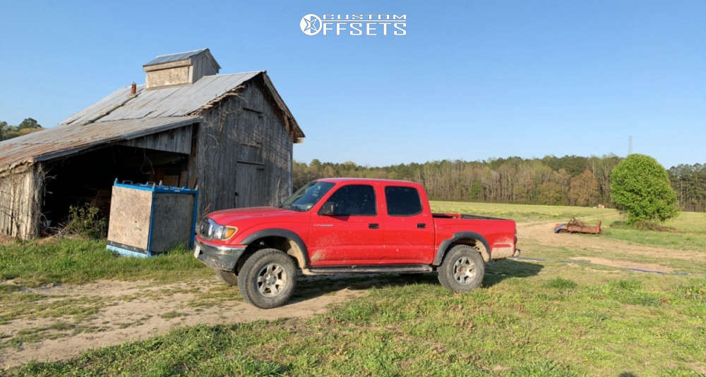2003 Toyota Tacoma with 15x12 -44 Mickey Thompson Bullet Hole and 33/12 ...
