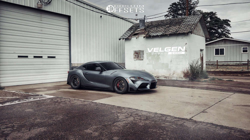 2021 Toyota GR Supra with 19x9.5 19 Velgen Sl-10 and 275/35R19 Nitto ...