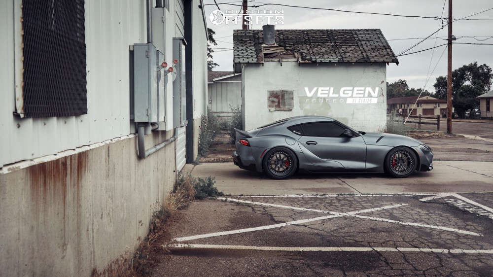 2021 Toyota GR Supra with 19x9.5 19 Velgen Sl-10 and 275/35R19 Nitto ...