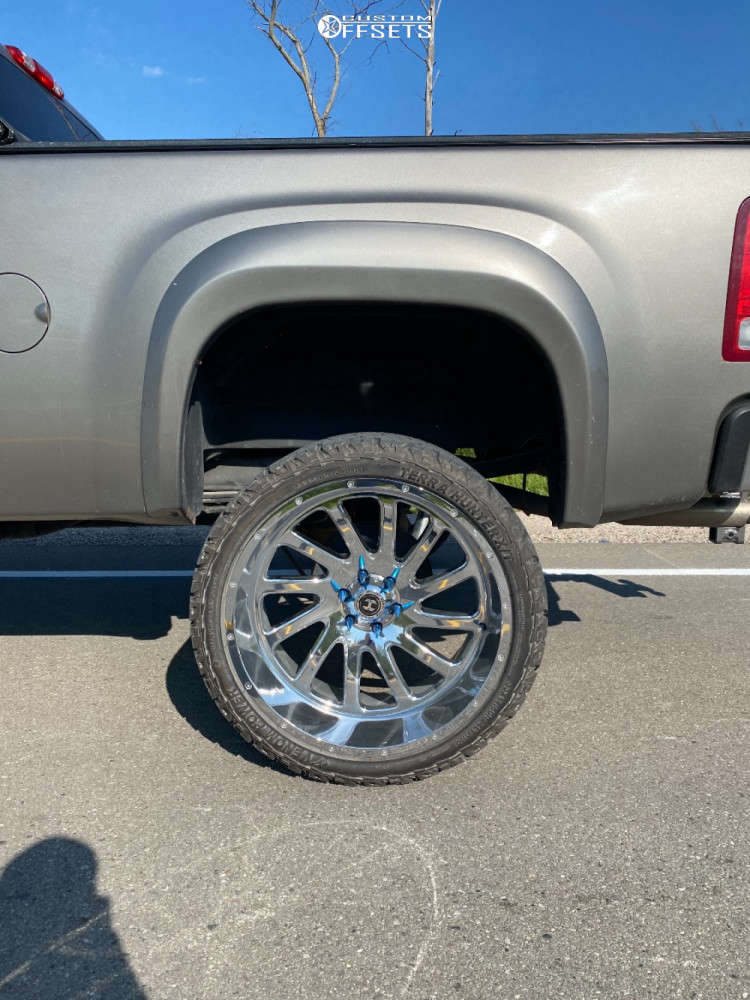 2012 GMC Sierra 1500 with 24x12 -44 Hardcore Offroad Hc15 and 33/14 ...
