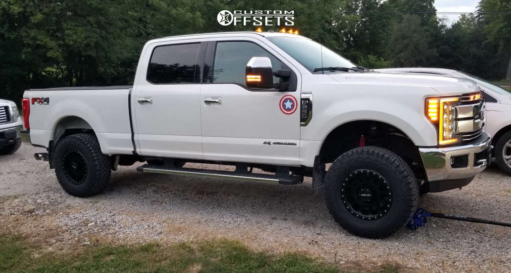 2017 Ford F-250 Super Duty with 18x10 18 Method Mr305 and 35/12.5R18 ...