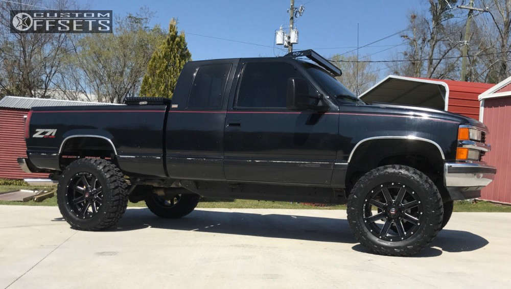 1994 Chevrolet K1500 with 20x10 -19 Ballistic Rage and 35/12.5R20 ...