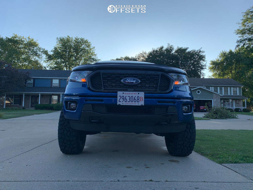 2020 Ford Ranger with 18x9 1 Fuel Rebel and 275/70R18 Cooper Discoverer ...