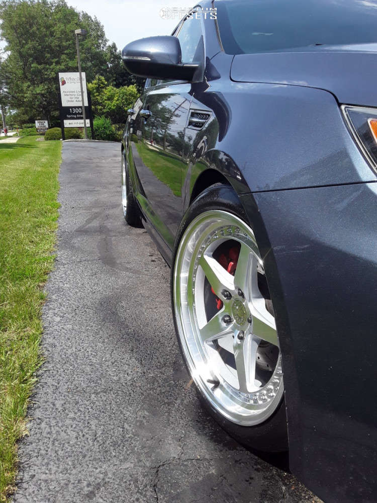2015 Kia Optima with 18x8.5 35 Aodhan Ds05 and 225/40R18 Continental ...