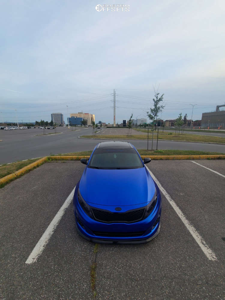 2014 Kia Optima with 18x9 35 XXR 527d and 225/45R18 Firestone Firehawk ...
