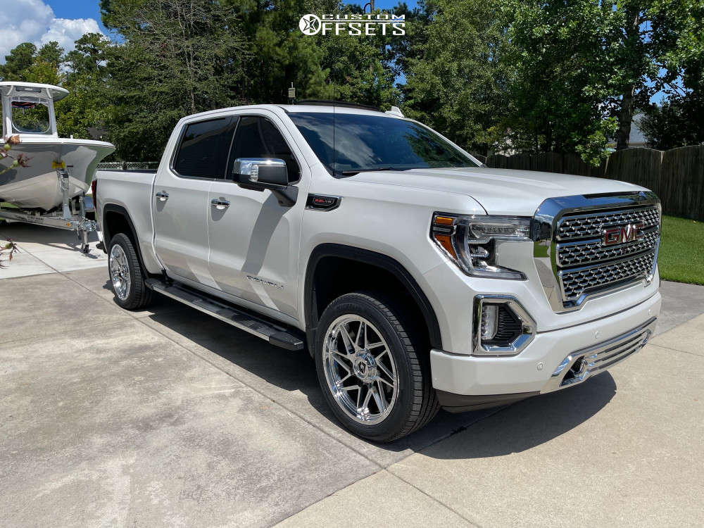 2021 GMC Sierra 1500 with 22x10 10 Gear Off-Road Ratio and 285/45R22 ...