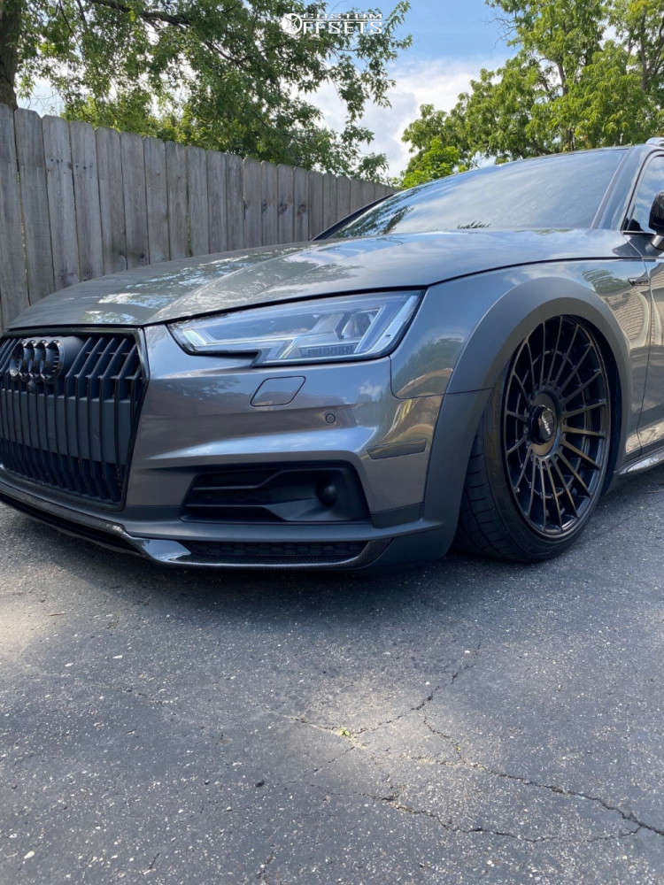 2017 Audi A4 Allroad with 20x10 35 Rotiform Las-r and 255/35R20 Nitto ...