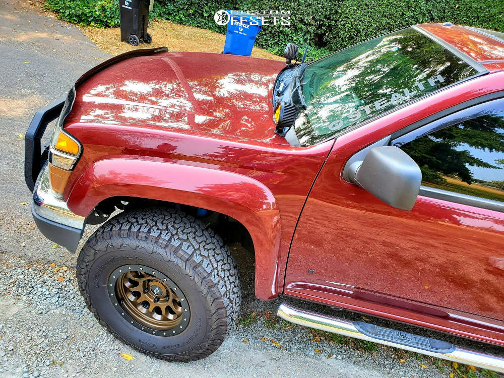 2007 GMC Canyon with 16x8 -12 SCS Ray 10 and 33/10.5R16 BFGoodrich All ...