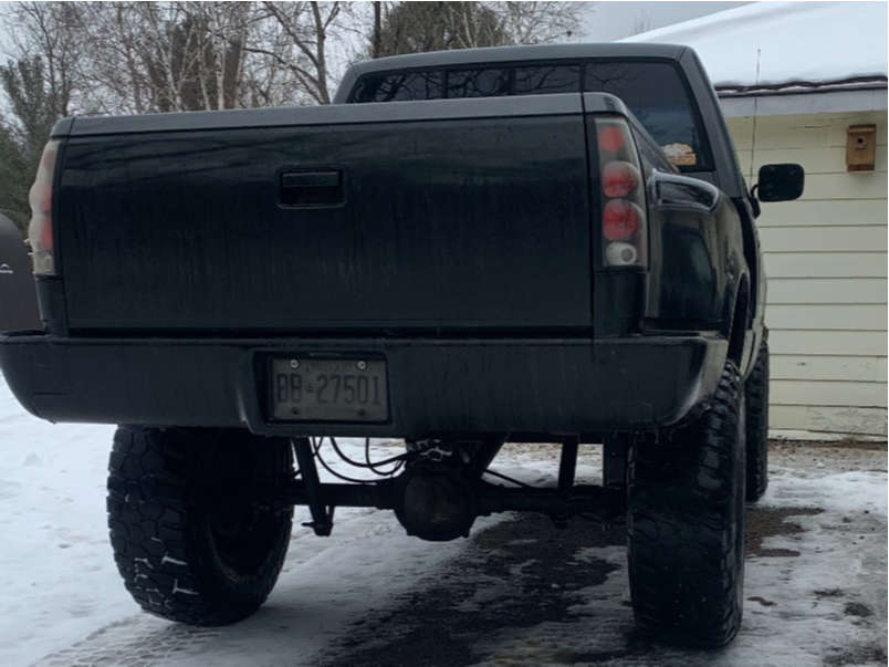 1988 Chevrolet K1500 with 17x9 -12 Rugged Ridge D-window and 37/12.5R17 ...