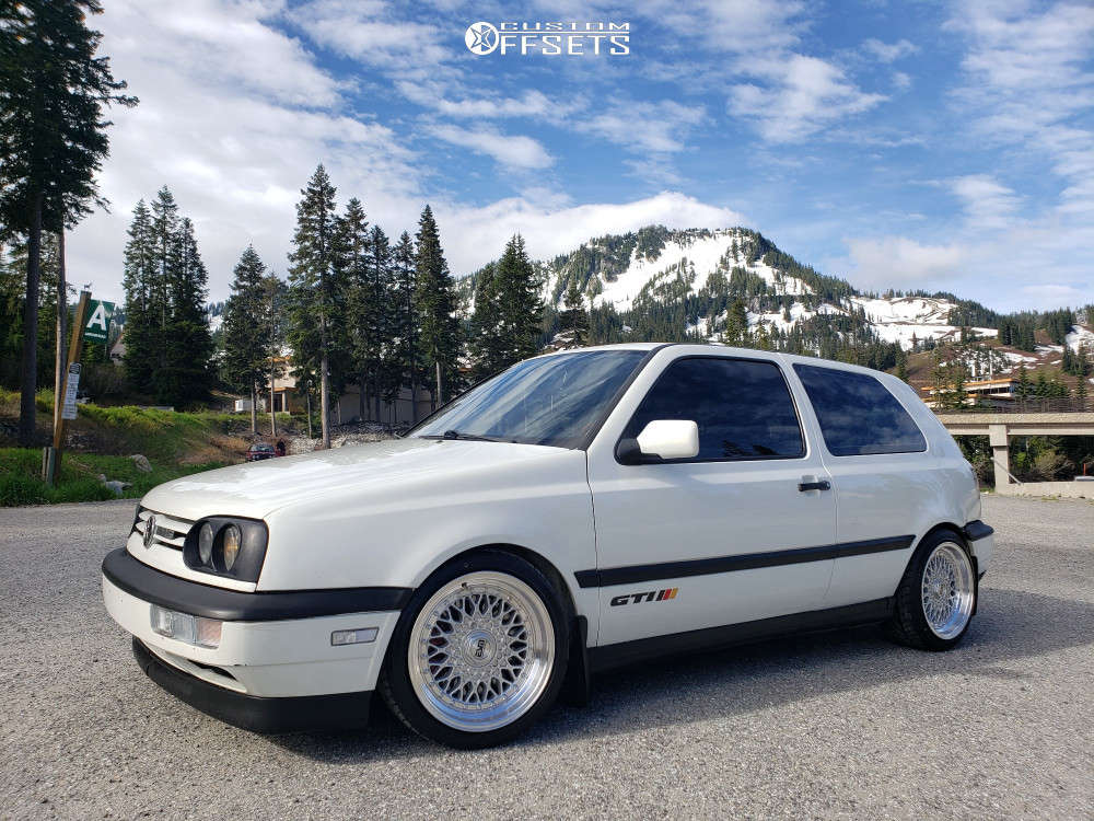 1998 Volkswagen GTI with 16x8 20 ESM 002r and 205/40R16 Nitto Neo Gen ...