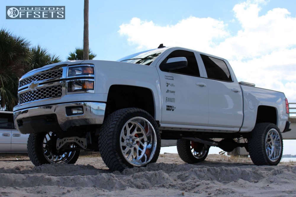 2015 Chevrolet Silverado 1500 with 24x12 -51 Fuel Forged Ff29 and 325 ...