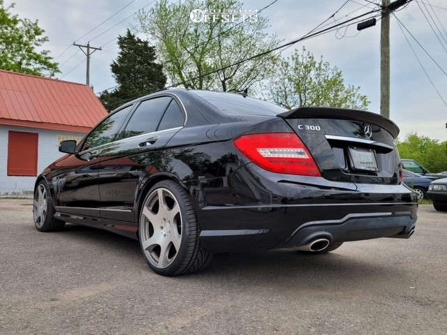 2014 Mercedes-Benz C300 with 19x8.5 35 MRR Vp3 and 235/35R19 ...