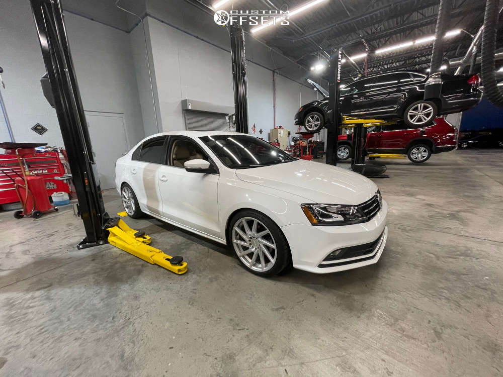 2016 Volkswagen Jetta Wheel Offset Nearly Flush Lowering Springs ...