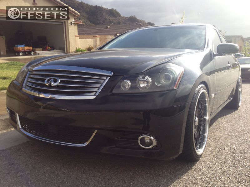 2007 INFINITI M35 with 20x9.5 12 Asanti AF128 and 225/35R20 Lexani LX-5 ...