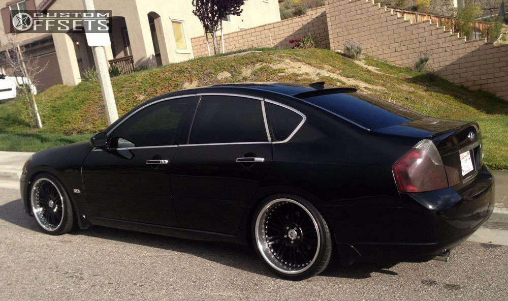 2007 INFINITI M35 with 20x9.5 12 Asanti AF128 and 225/35R20 Lexani LX-5 ...