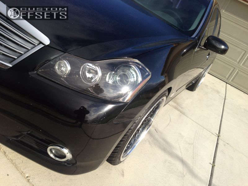 2007 INFINITI M35 with 20x9.5 12 Asanti AF128 and 225/35R20 Lexani LX-5 ...