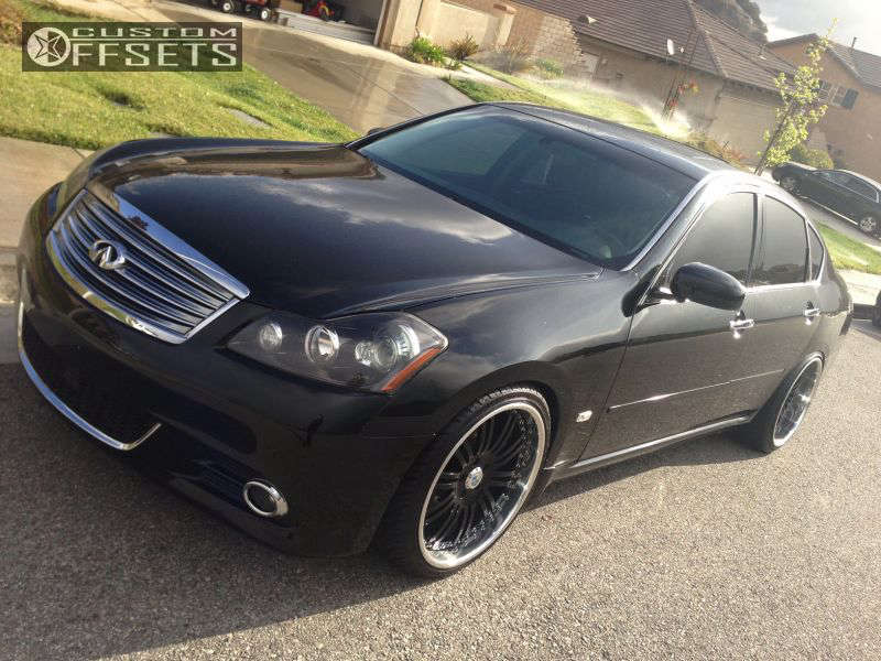 2007 INFINITI M35 with 20x9.5 12 Asanti AF128 and 225/35R20 Lexani LX-5 ...