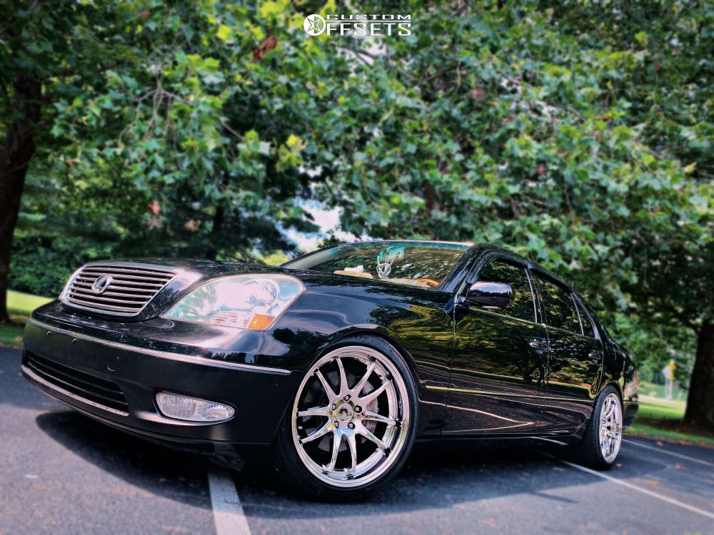 2001 Lexus LS430 with 19x9.5 22 Aodhan Ds02 and 245/40R19 Sailun ...