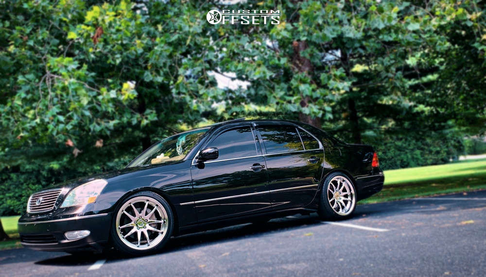 2001 Lexus LS430 with 19x9.5 22 Aodhan Ds02 and 245/40R19 Sailun ...