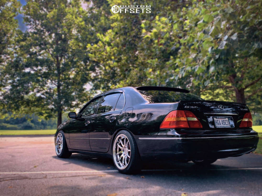 2001 Lexus LS430 with 19x9.5 22 Aodhan Ds02 and 245/40R19 Sailun ...